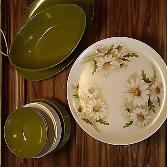 Vintage | Dining | Vintage 96s Retro Farmhouse Melmac Melamine Mcm ...